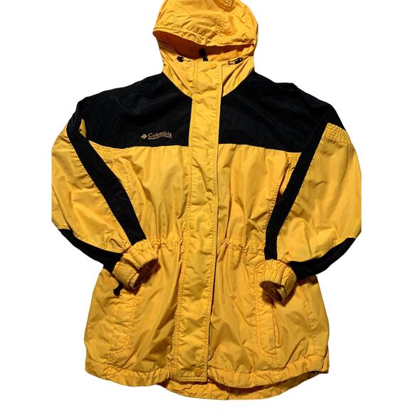 Columbia | Jackets & Coats | Vintage Columbia Womens M Yellow Black ...